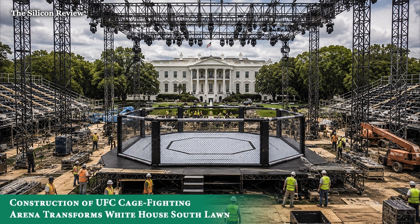 White House UFC Arena Construction South Lawn