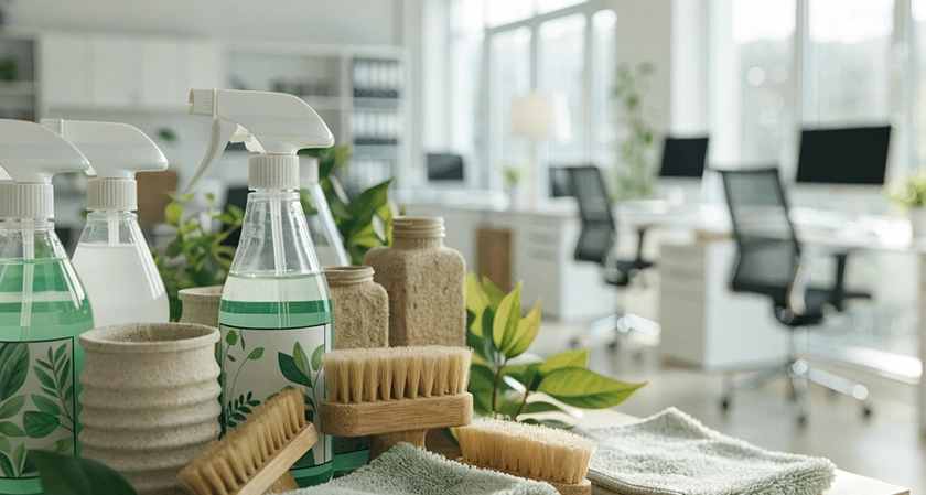 How Sustainable Office Cleaning Supplies Reduce Business Overheads