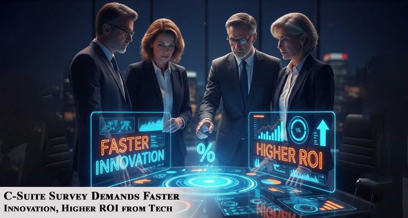 C-Suite Survey: Leaders Demand Faster Innovation, Higher ROI from Tech ...