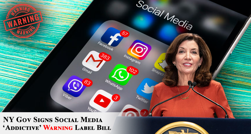 NY Governor Signs Bill Requiring 'Addictive' Social Media Warning ...